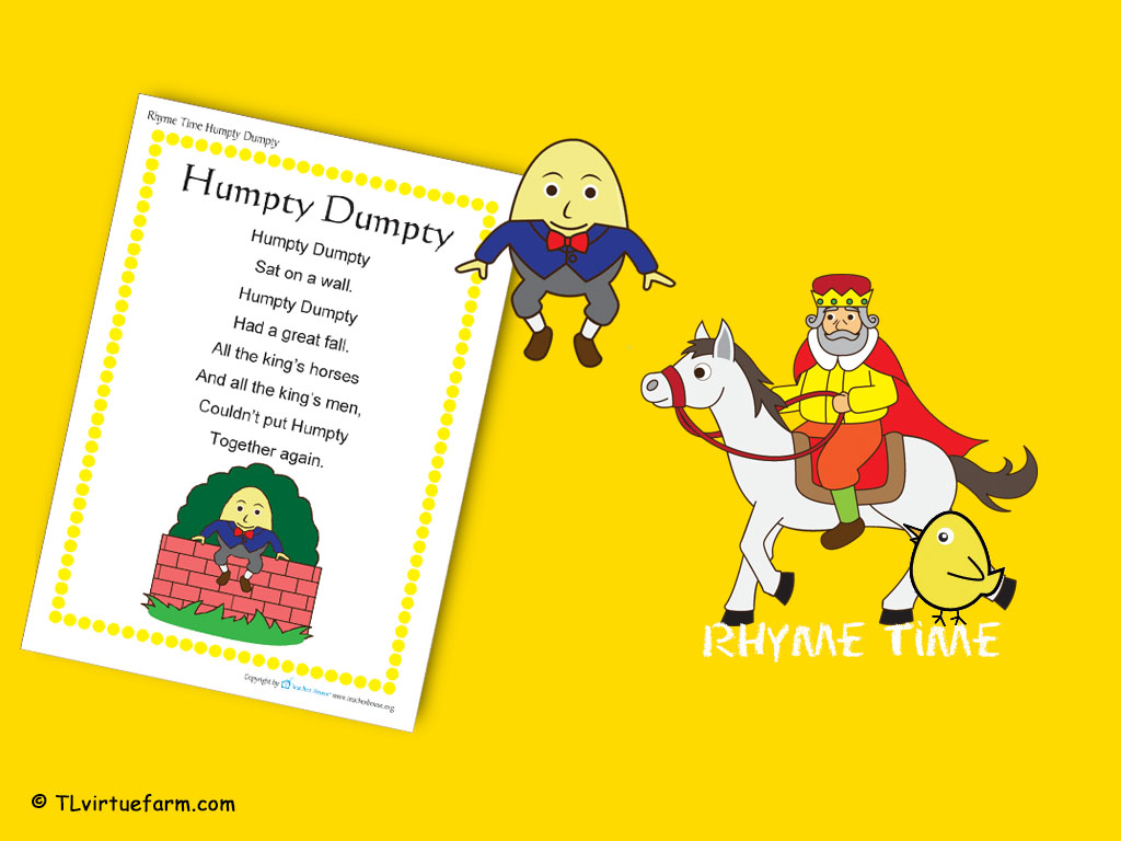 NA013 Humpty Dumpty | T&L English House ~ Kids Learning Fun